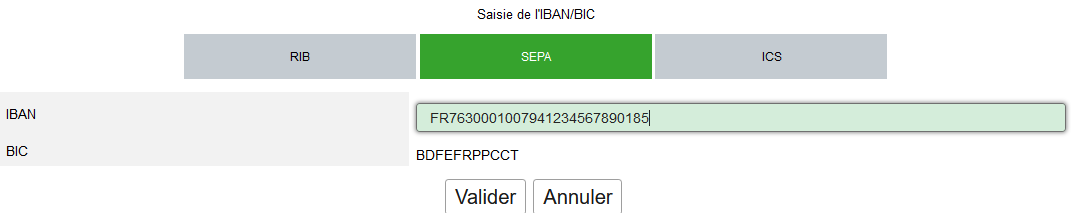 Comment ajouter/modifier vos coordonnées bancaires (RIB/SEPA/ICS ...