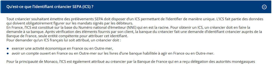 Comment ajouter/modifier vos coordonnées bancaires (RIB/SEPA/ICS ...
